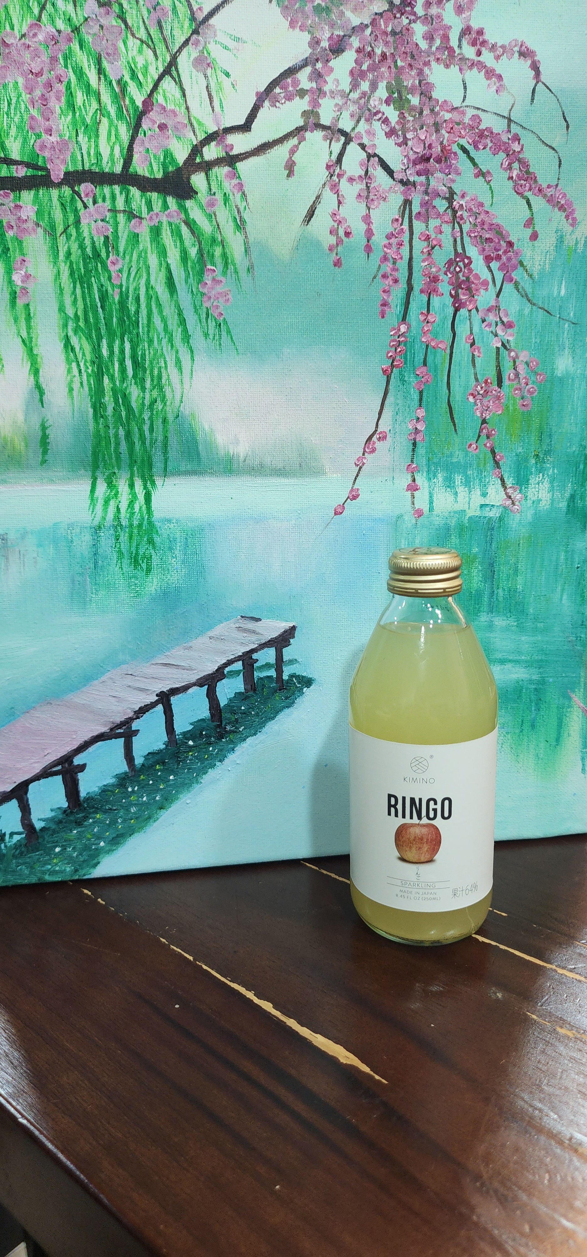 Kimino Ringo Sparkling Juice 250ml – Woodstock Singapore